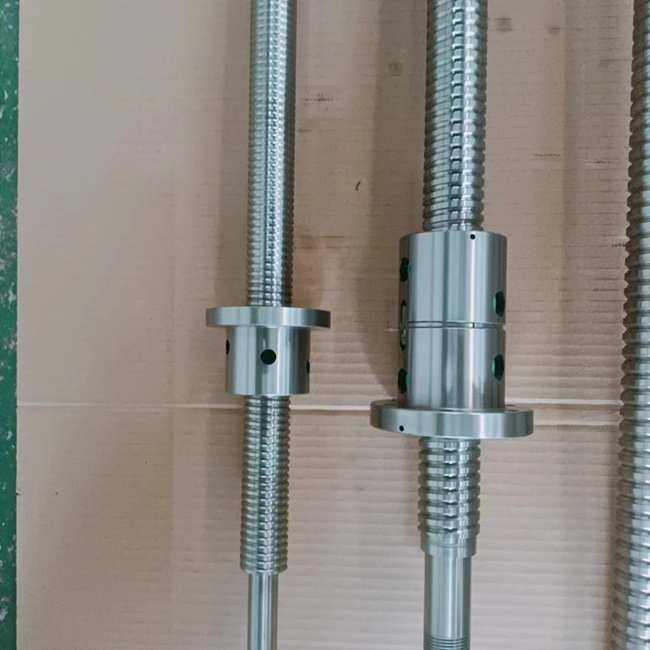 double nut ball screw, Provide double nut ball screw and can customized ...